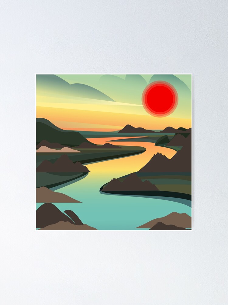 "sunrise" Poster by bohemedesign | Redbubble