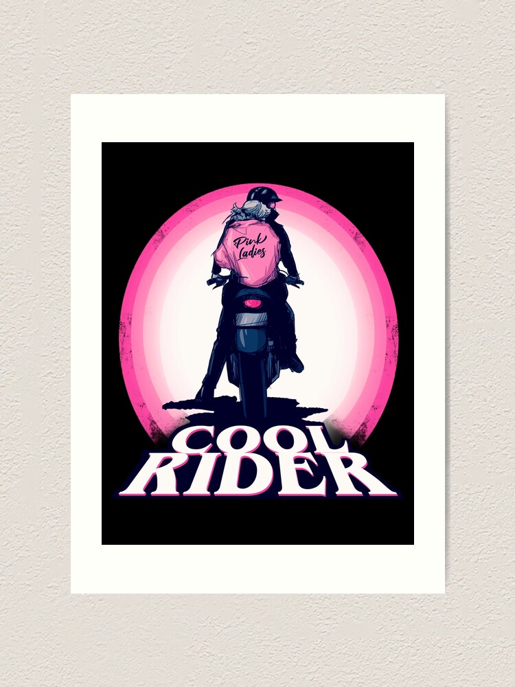 "Cool Rider" Art Print for Sale by LVBART | Redbubble