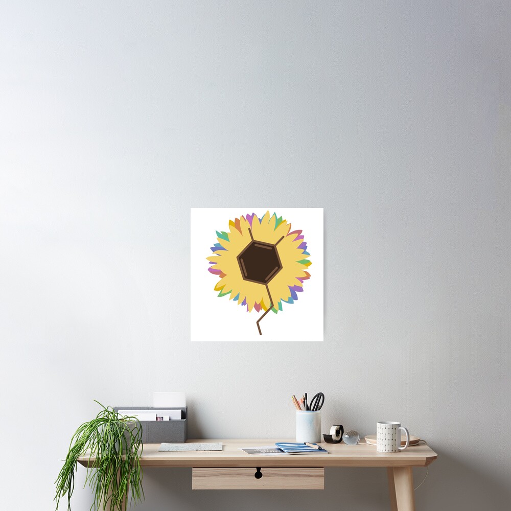 "ADHD Neurodiversity Hidden Disability Sunflower" Poster for Sale by ...