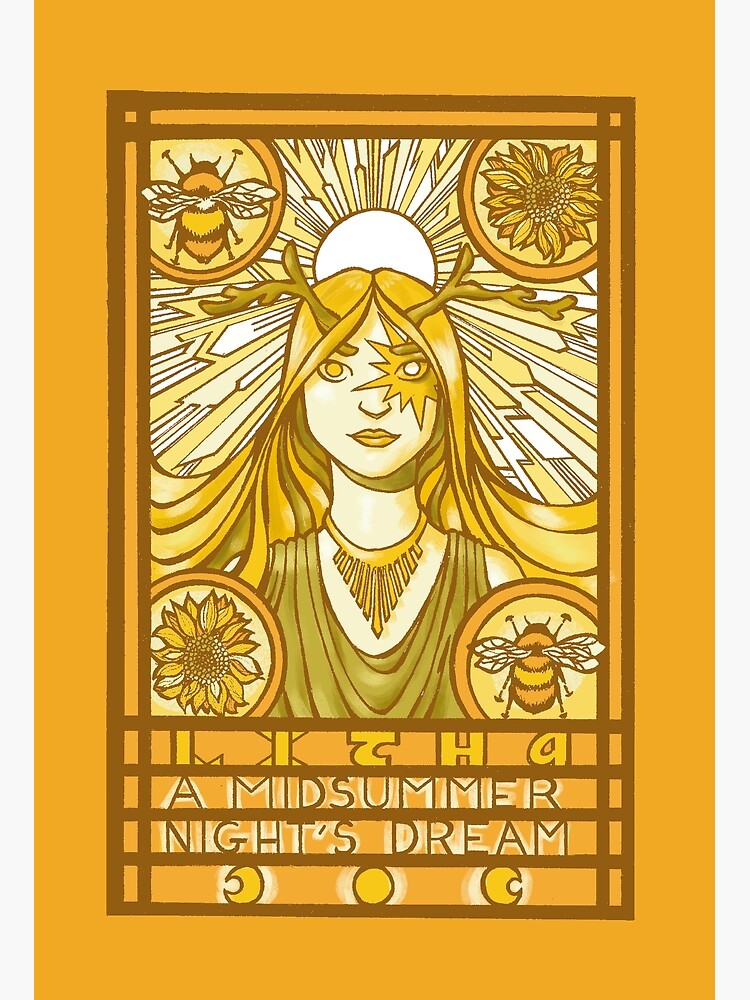 Litha The Summer Solstice Poster By Audreyfavre Redbubble