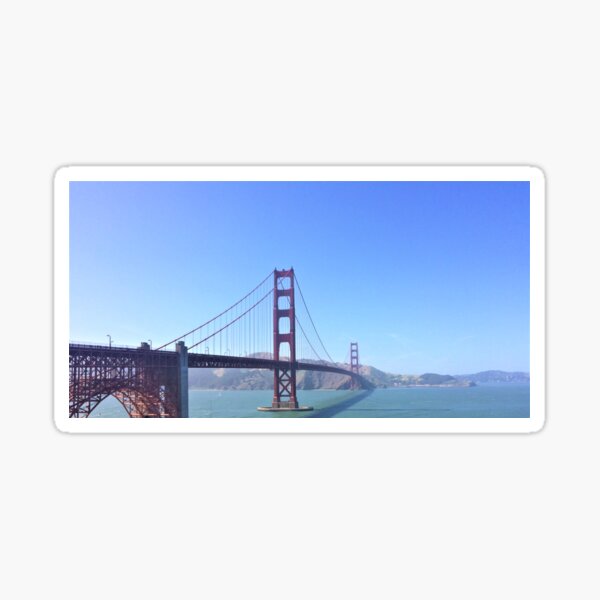"Golden Gate Bridge" Sticker by endlessthread | Redbubble