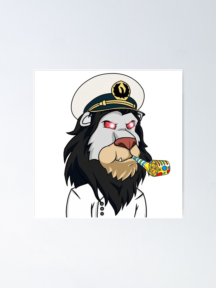 "Lazy Lions #500 Wild nft cool Cartoon" Poster for Sale by PetTotem ...