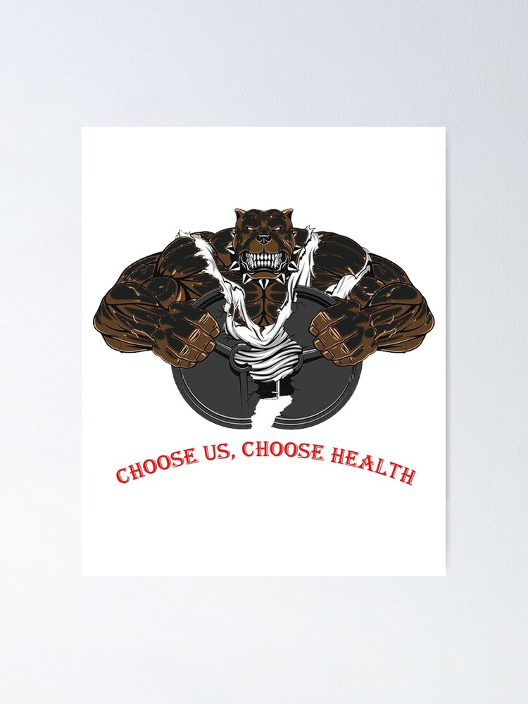 "A strong body for monkey" Poster for Sale by MR-HOANH | Redbubble