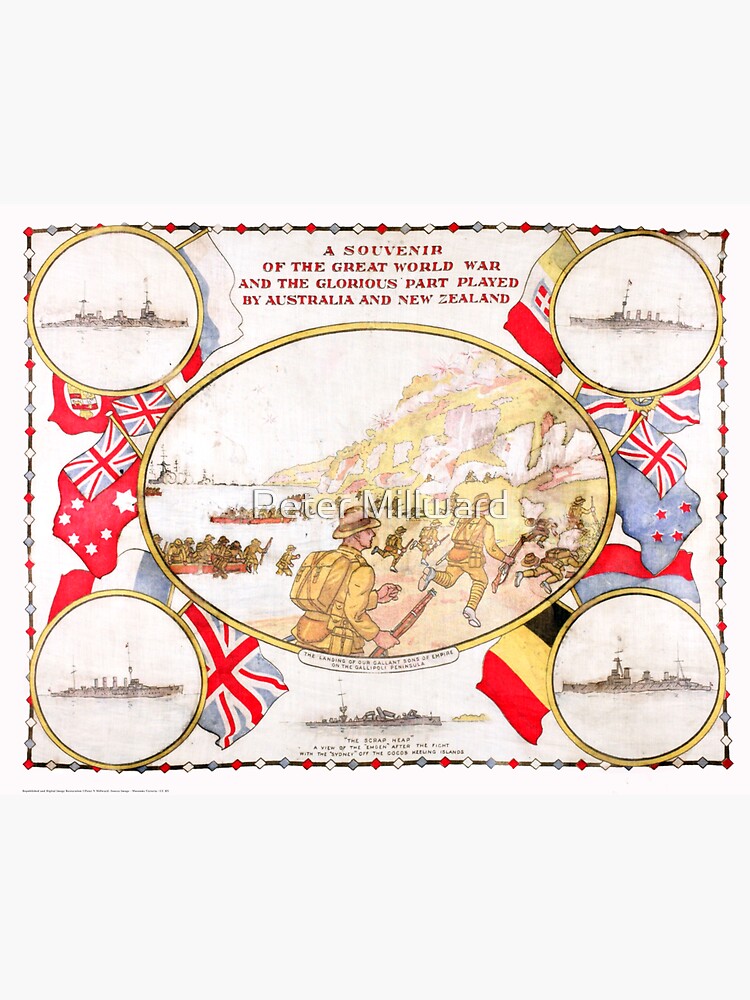 "Handkerchief - The Great War, Gallipoli, circa 1915" Sticker by ...