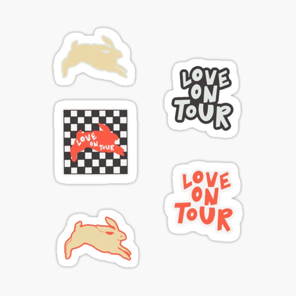 "Love on Tour Sticker Pack" Sticker for Sale by Delaneysdesigns | Redbubble