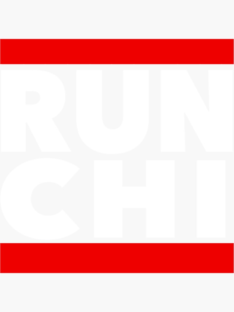 "RUN CHI " Sticker for Sale by Themarathon | Redbubble
