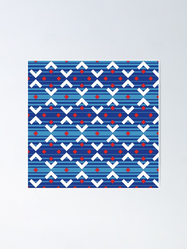 "Victoria Line Moquette" Poster by palmea1 | Redbubble