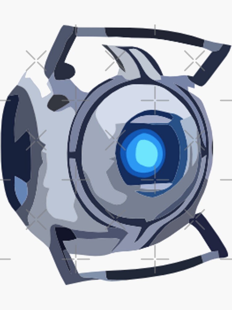 "Wheatley Portal Painting" Sticker for Sale by gktb | Redbubble