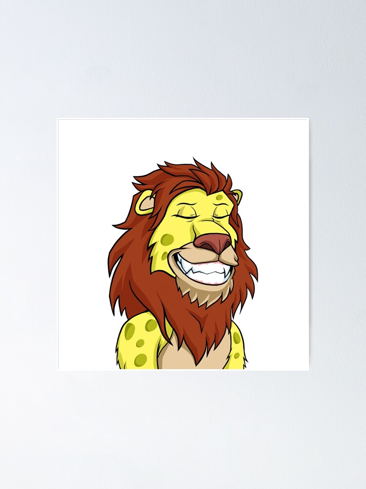"Lazy Lions #2166 Wild nft cool Cartoon" Poster for Sale by PetTotem ...