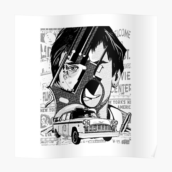 "Travis Bickle - Taxi Driver" Poster for Sale by athyabm | Redbubble