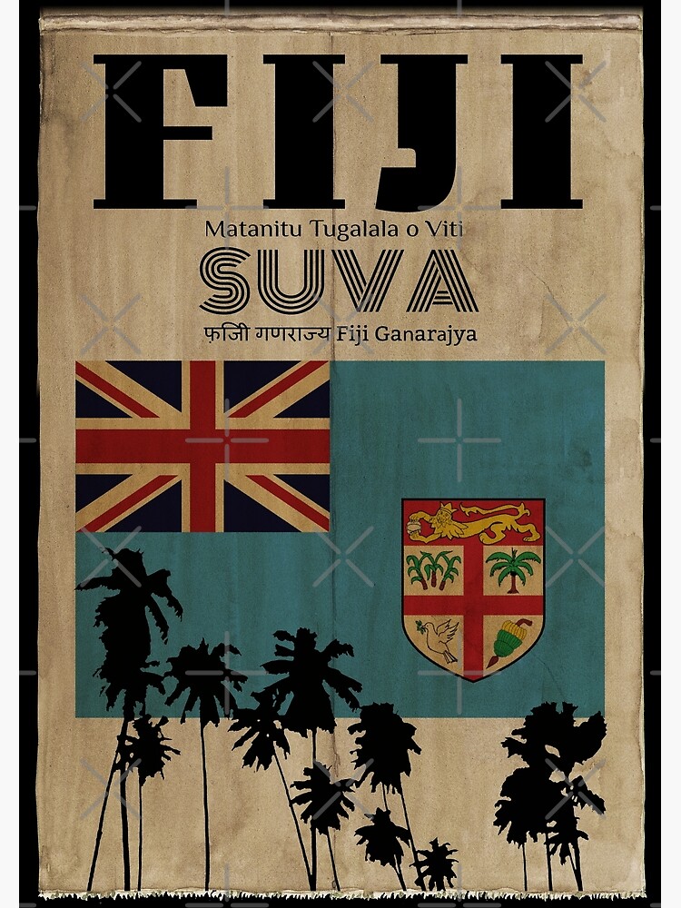 "make a journey to Fiji" Poster for Sale by KewaleeTee | Redbubble