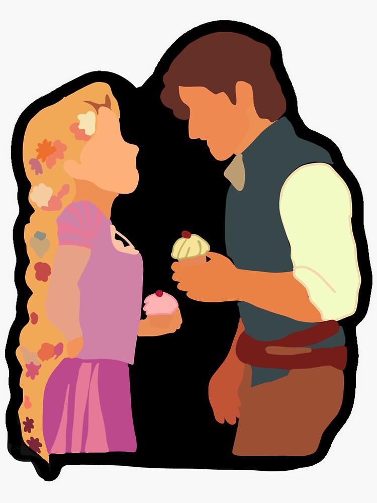 "tangled sticker " Sticker for Sale by KNstickerz | Redbubble