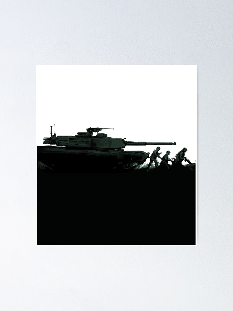 "GHPC Cover Art - Tank and Troops" Poster for Sale by gunnerheatpc ...