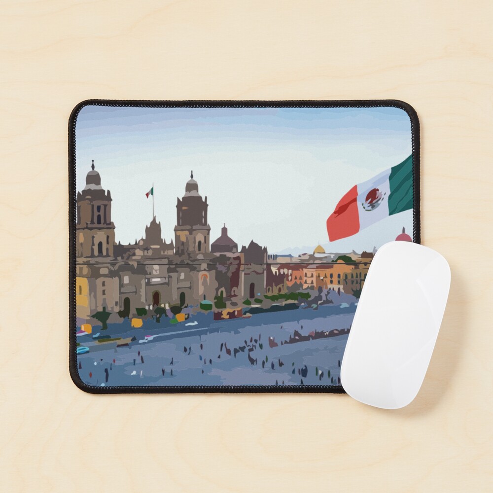 "Zocalo Square Painting" Poster for Sale by gktb | Redbubble
