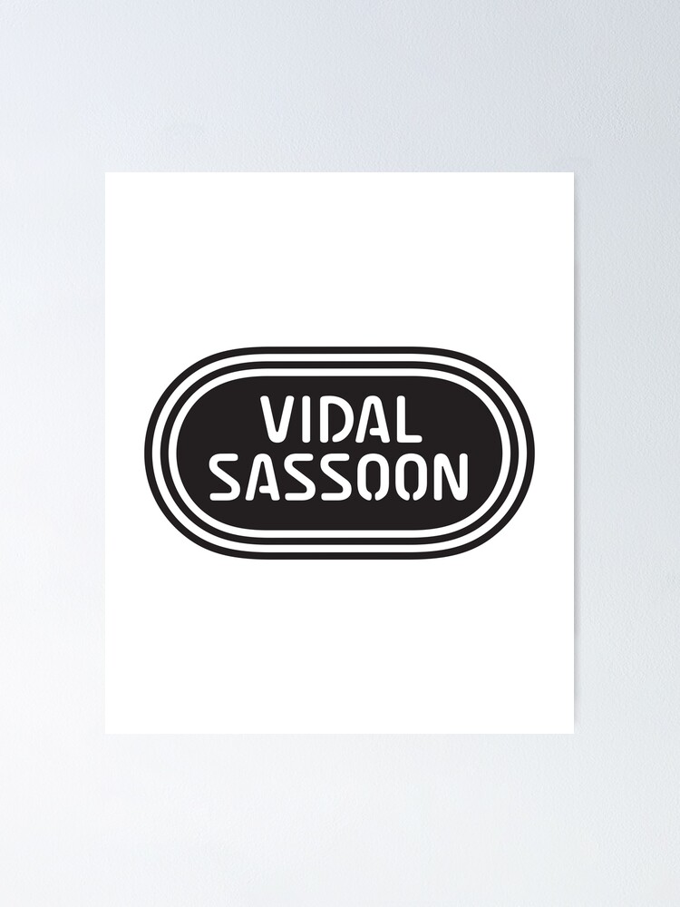 "Vidal Sassoon Shampoo Vintage Logo" Poster by RayOtis | Redbubble