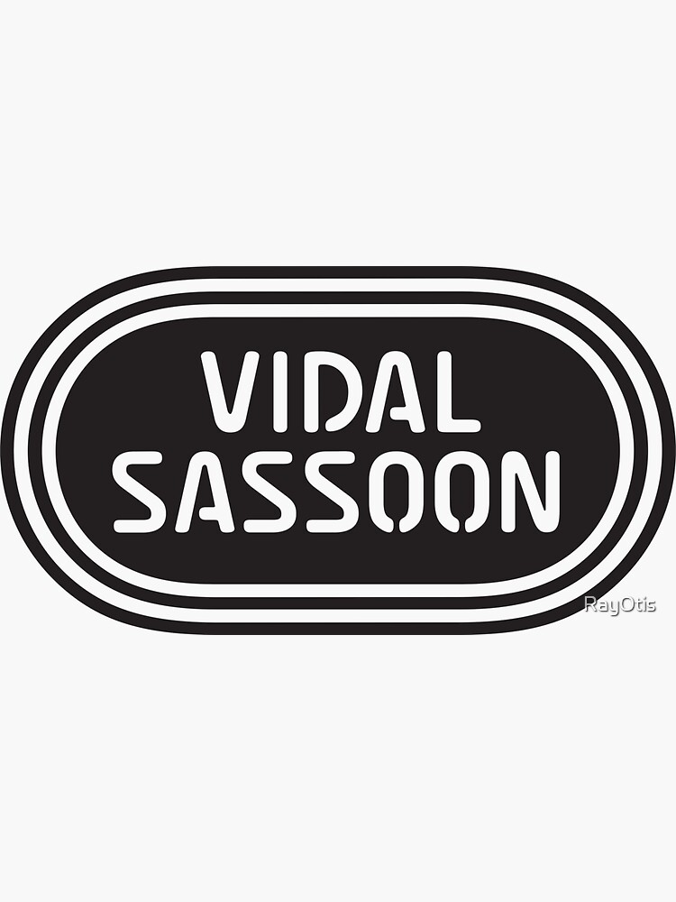 "Vidal Sassoon Shampoo Vintage Logo" Sticker for Sale by RayOtis ...