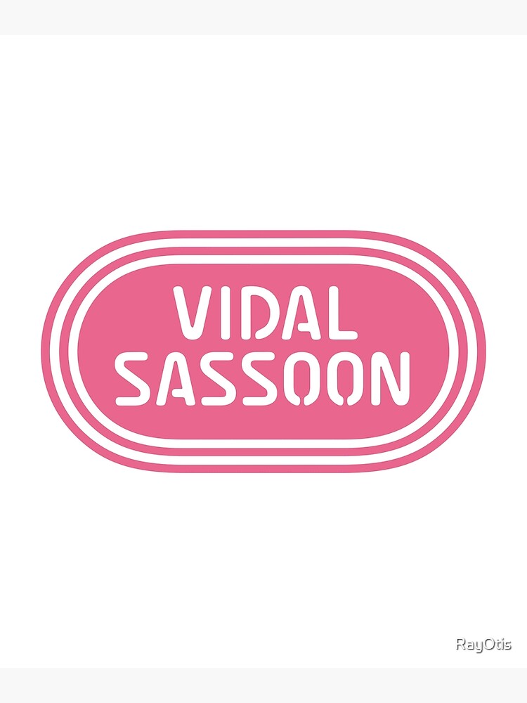 "Vidal Sassoon Shampoo Vintage Logo-Pink" Poster for Sale by RayOtis ...