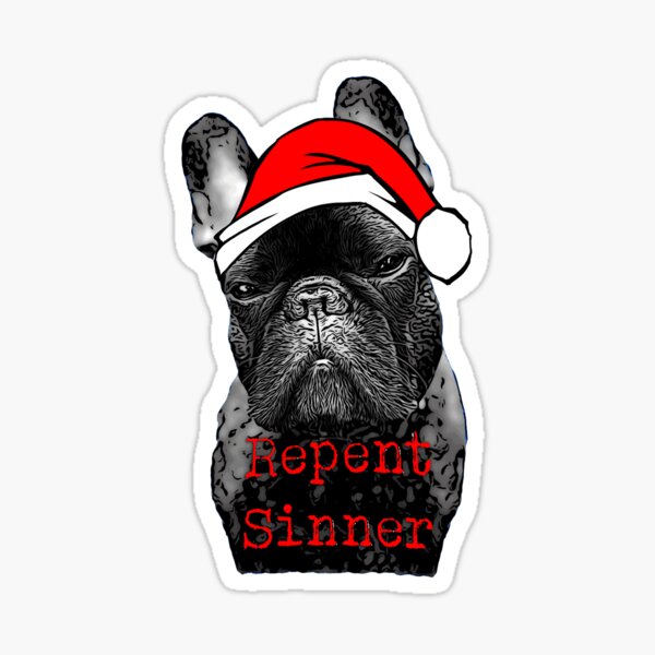 "Repent Sinner" Sticker for Sale by images2delight | Redbubble
