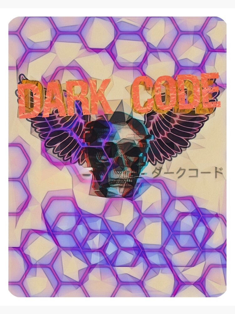"DARK CODE brand logo" Poster for Sale by RobPal | Redbubble