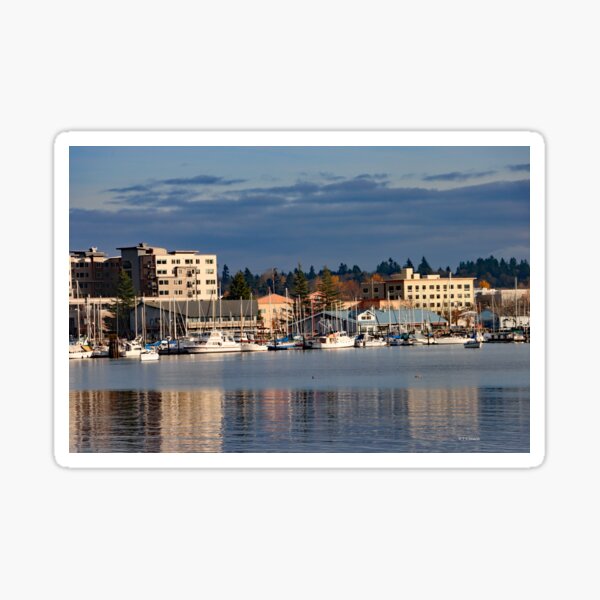 "Tom Stanley Janca Olympia Across The Puget Sound" Sticker for Sale by ...