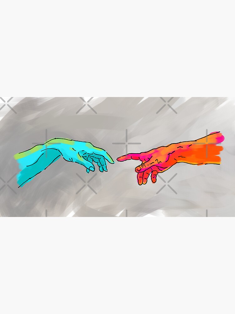 "When God creating adam, from The Creation of Adam by michaelangelo ...