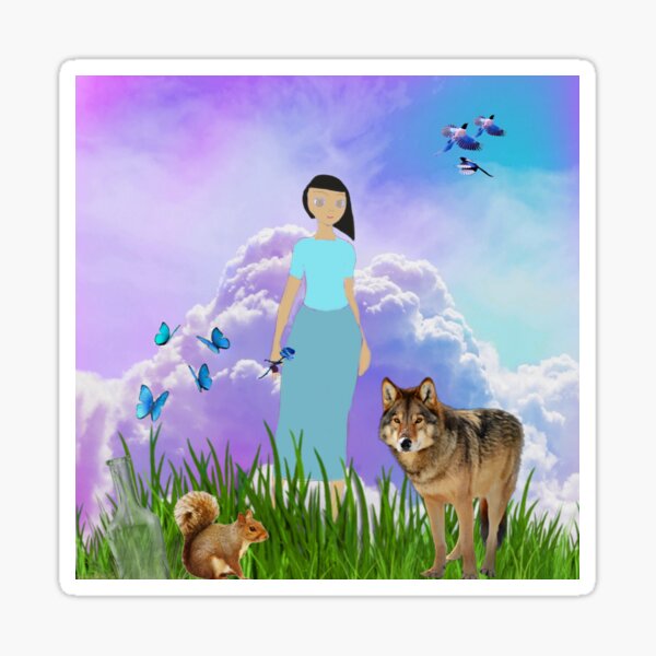 "Awaiting this time" Sticker by Resdfg1234 | Redbubble