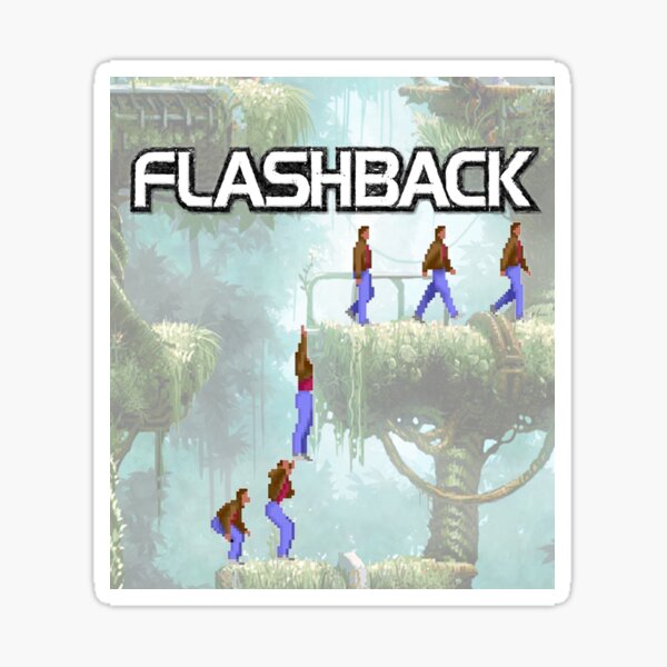 "Flashback" Sticker by scorpionely85 | Redbubble