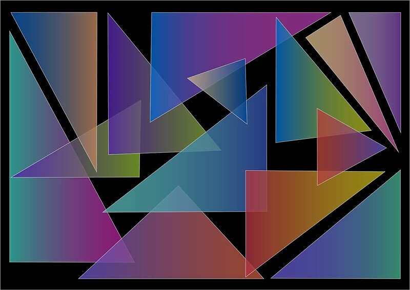 "Triangle Abstract" by holidayfashion | Redbubble