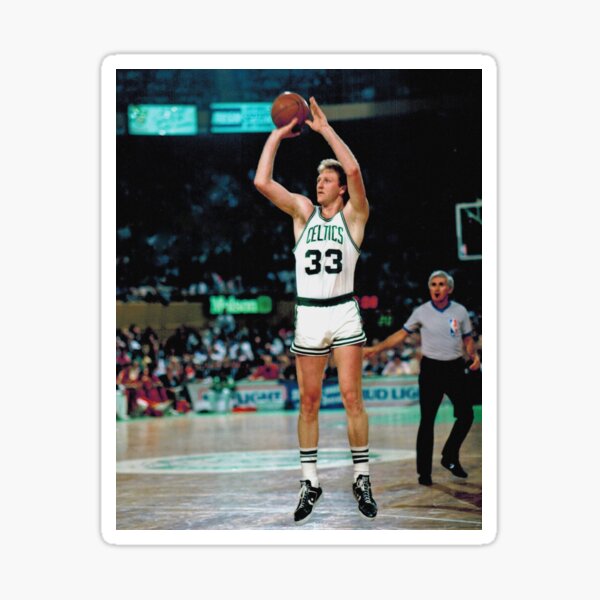 "Illustration Larry Bird" Sticker by FahmiGibran | Redbubble