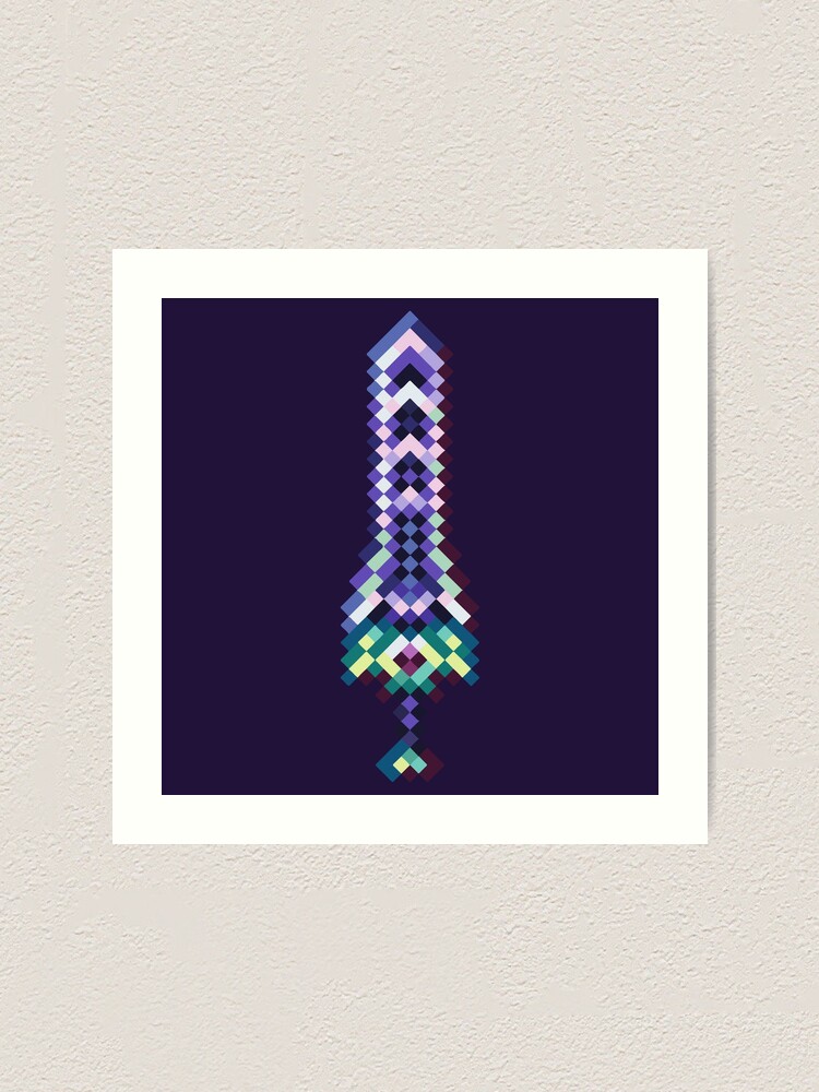 "Zenith Terraria Sword" Art Print for Sale by -Panda-Monium- | Redbubble