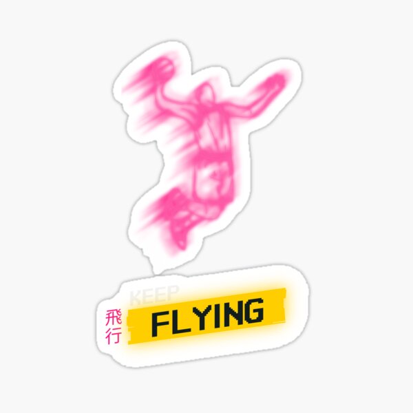"Keep Flying" Sticker for Sale by IllustrT | Redbubble