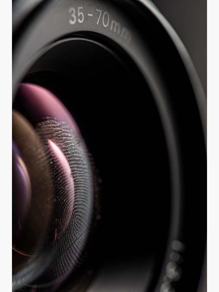 "Fingerprint on a Lens" Poster for Sale by BeThePhoto | Redbubble