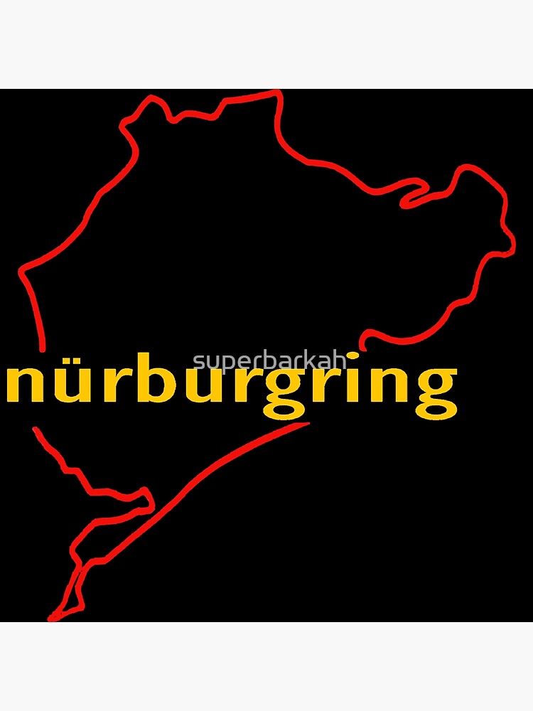 "Nurburgring Logo" Poster by superbarkah | Redbubble
