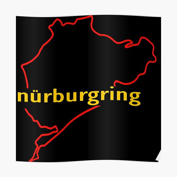 "Nurburgring Logo" Poster by superbarkah | Redbubble