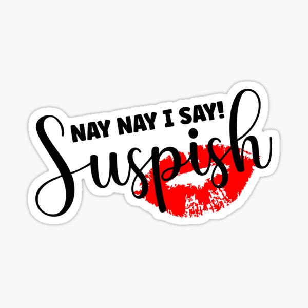 "Bailey Sarian Suspish" Sticker for Sale by martjfaulkner | Redbubble