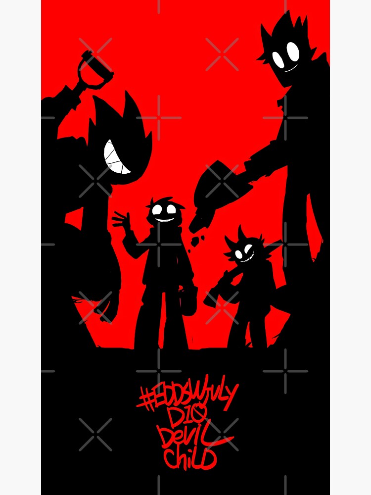 "DEVIL CHILD" Sticker by bevonsumes | Redbubble
