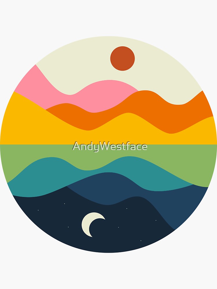 "Mirror" Sticker for Sale by AndyWestface | Redbubble