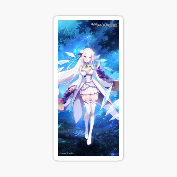 "Anime Girl Emilia Epic Seven|Epic 7 | Summoner" Sticker for Sale by ...