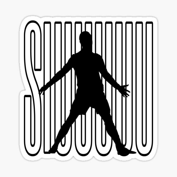"Siuuu CR7, cristiano ronaldo funny " Sticker for Sale by sizamix ...