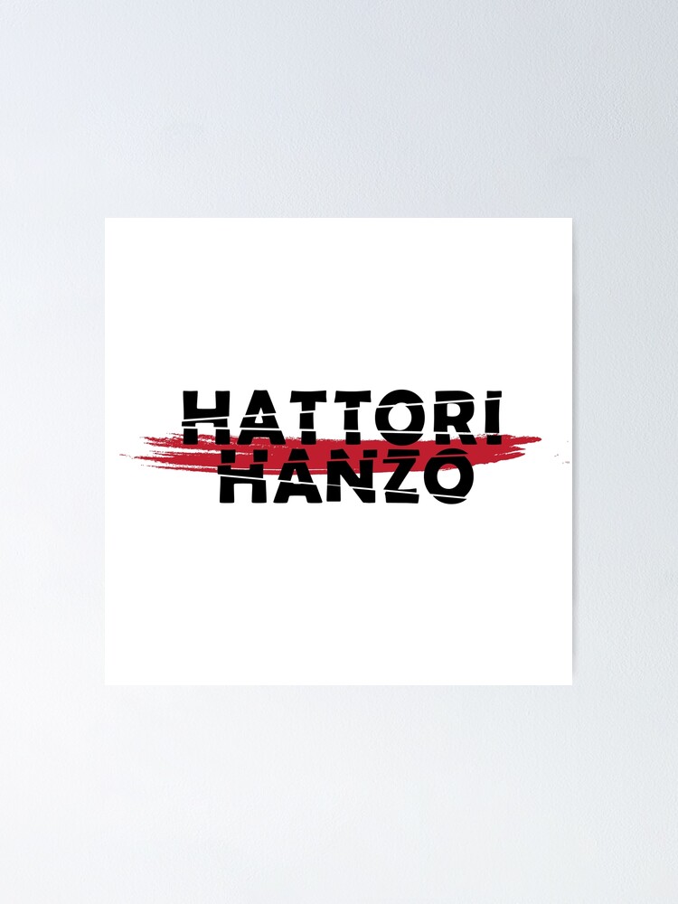 "Hattori Hanzo" Poster for Sale by skocartwork | Redbubble