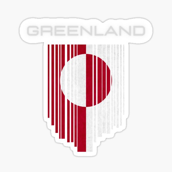 "Greenland Flag" Sticker for Sale by eka123 | Redbubble