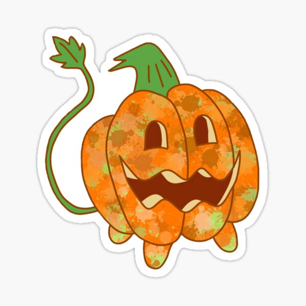 "SU Pumpkin - Splatter #2 (pattern)" Sticker for Sale by Shanae539 ...