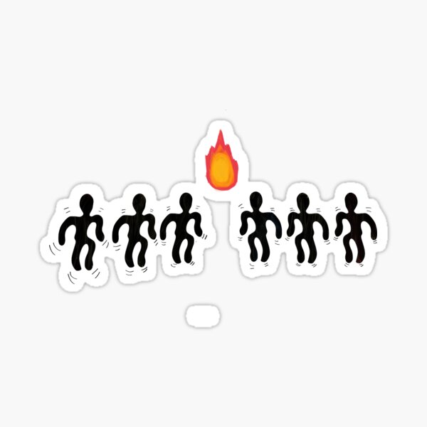 "Fire Tribe" Sticker by OmoUme | Redbubble