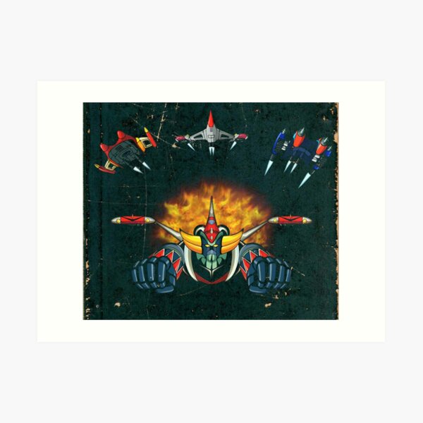 "Grendizer vintage effect" Art Print for Sale by Art-blok | Redbubble