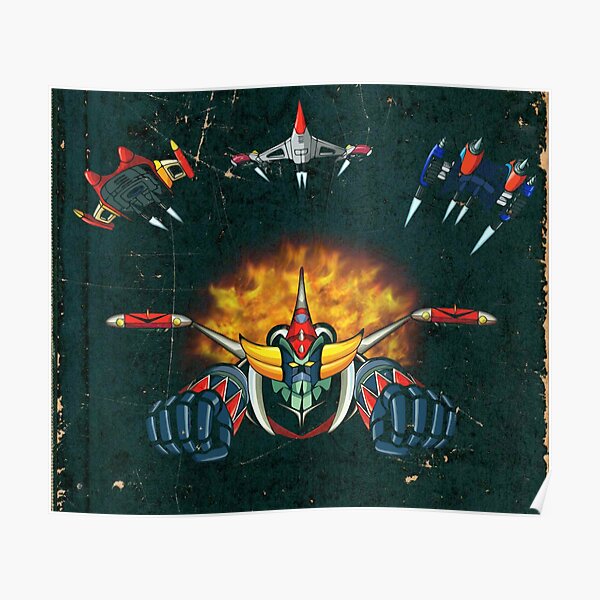 "Grendizer vintage effect" Poster for Sale by Art-blok | Redbubble