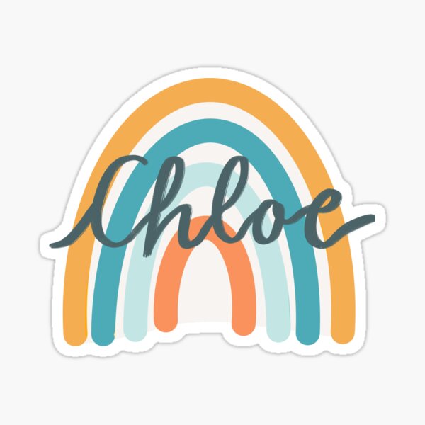 "Chloe " Sticker for Sale by LillylouArt | Redbubble