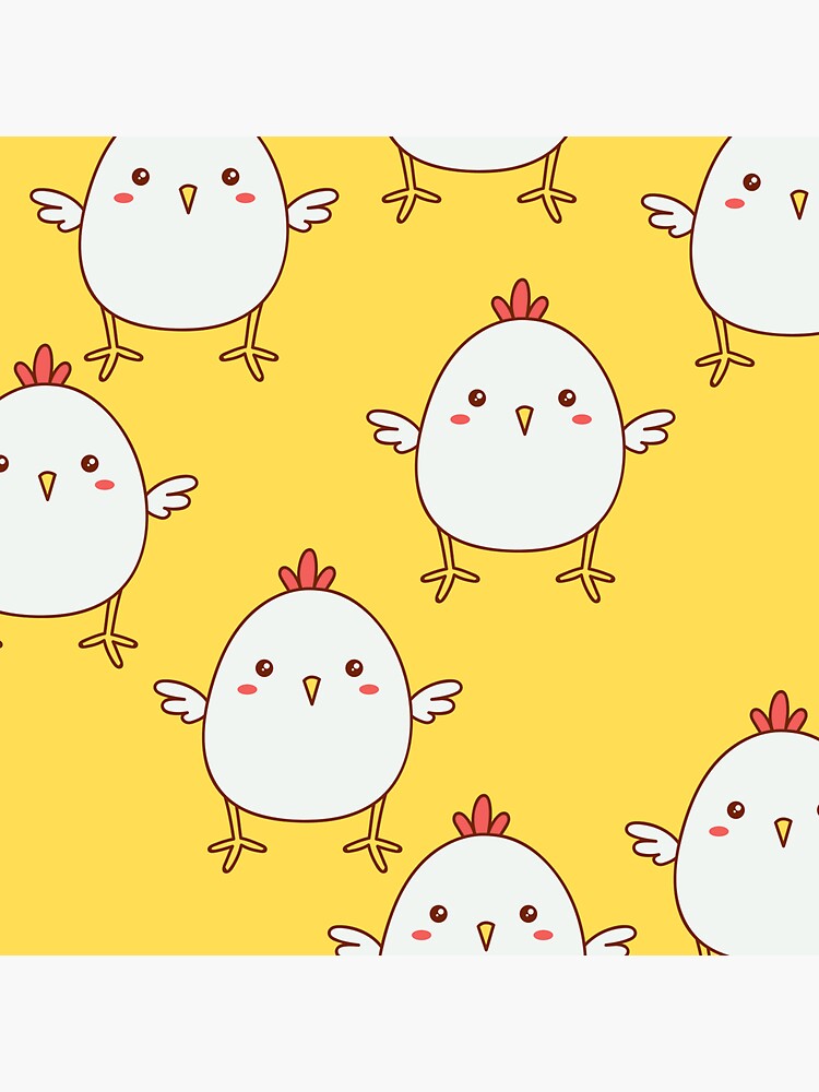 "Happy Chick-Cute Pin Button." Sticker for Sale by lajes | Redbubble