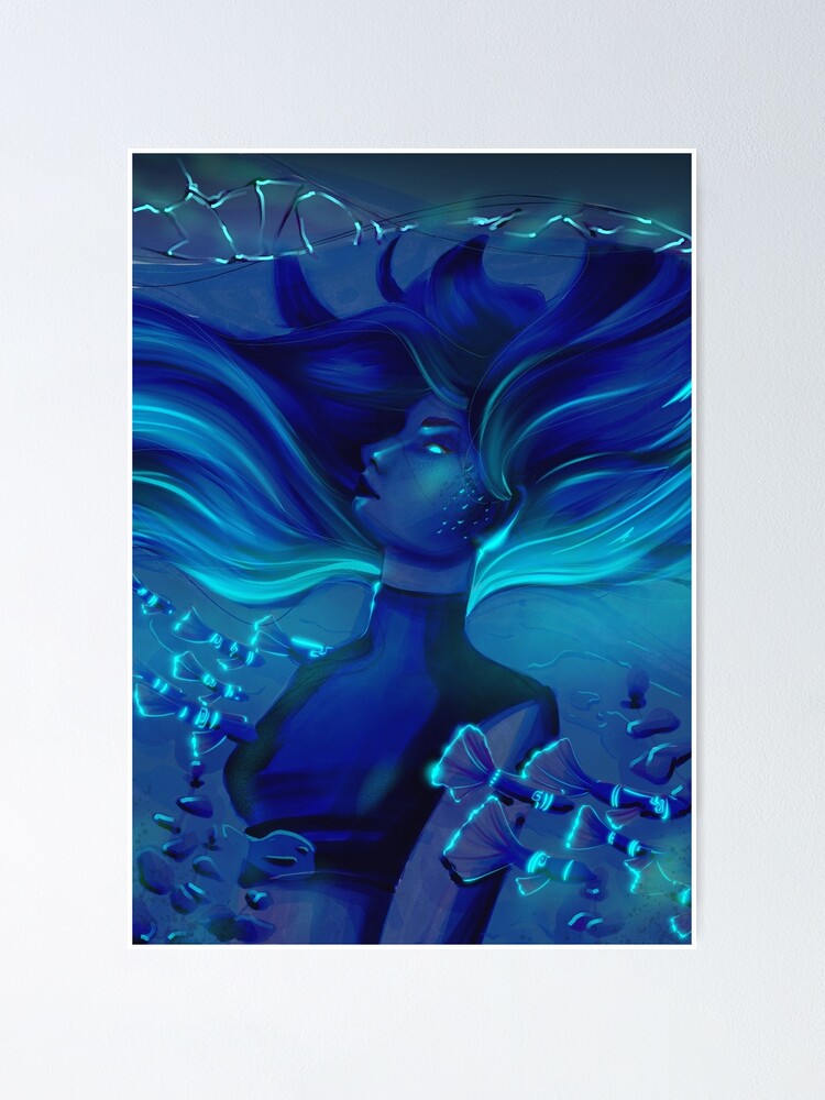 "Aquatic Portrait" Poster by Neko-EvaAlbizzi | Redbubble
