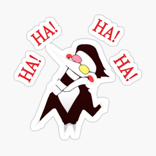 "Spamton G Spamton HA HA" Sticker for Sale by Hanaahashem | Redbubble