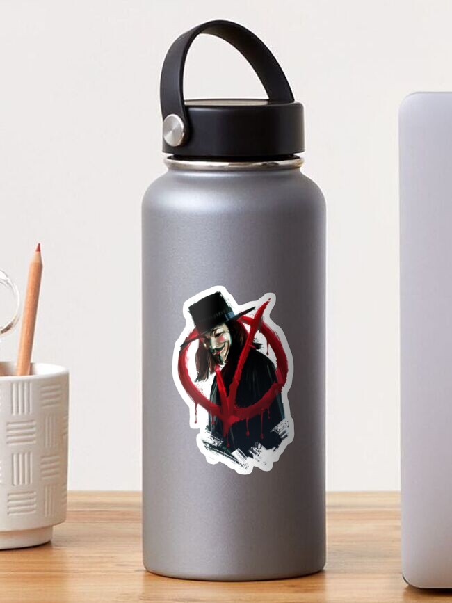 "V for Vendetta " Sticker for Sale by PictoriaUSz | Redbubble